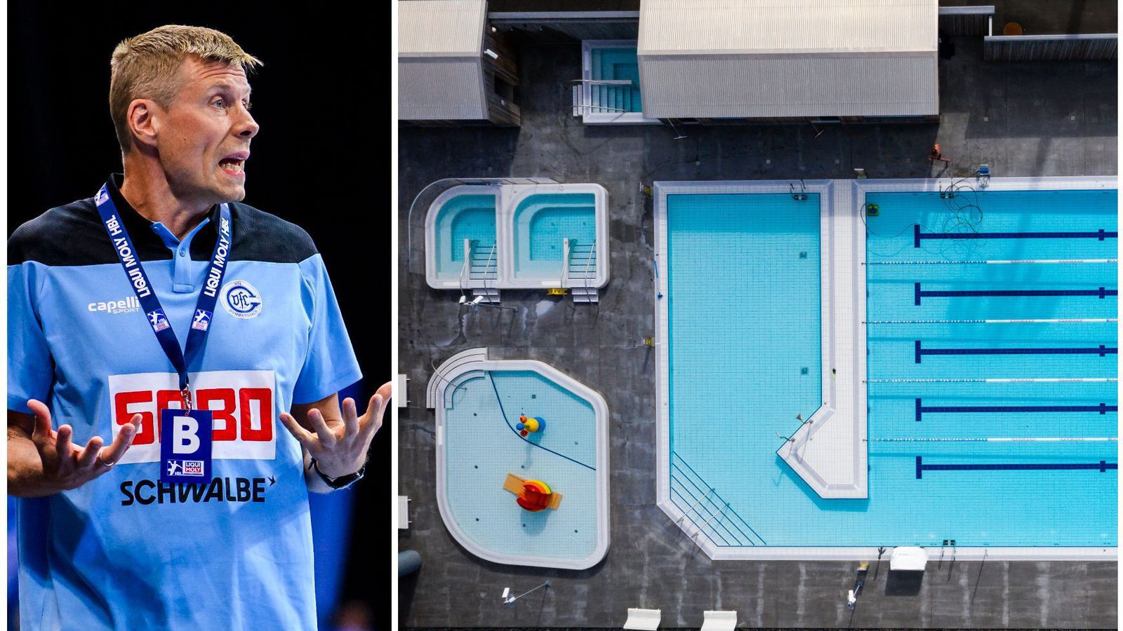 Guð­jón Valur fór með liðið sitt í sund og gaf þeim bragðaref - Vísir