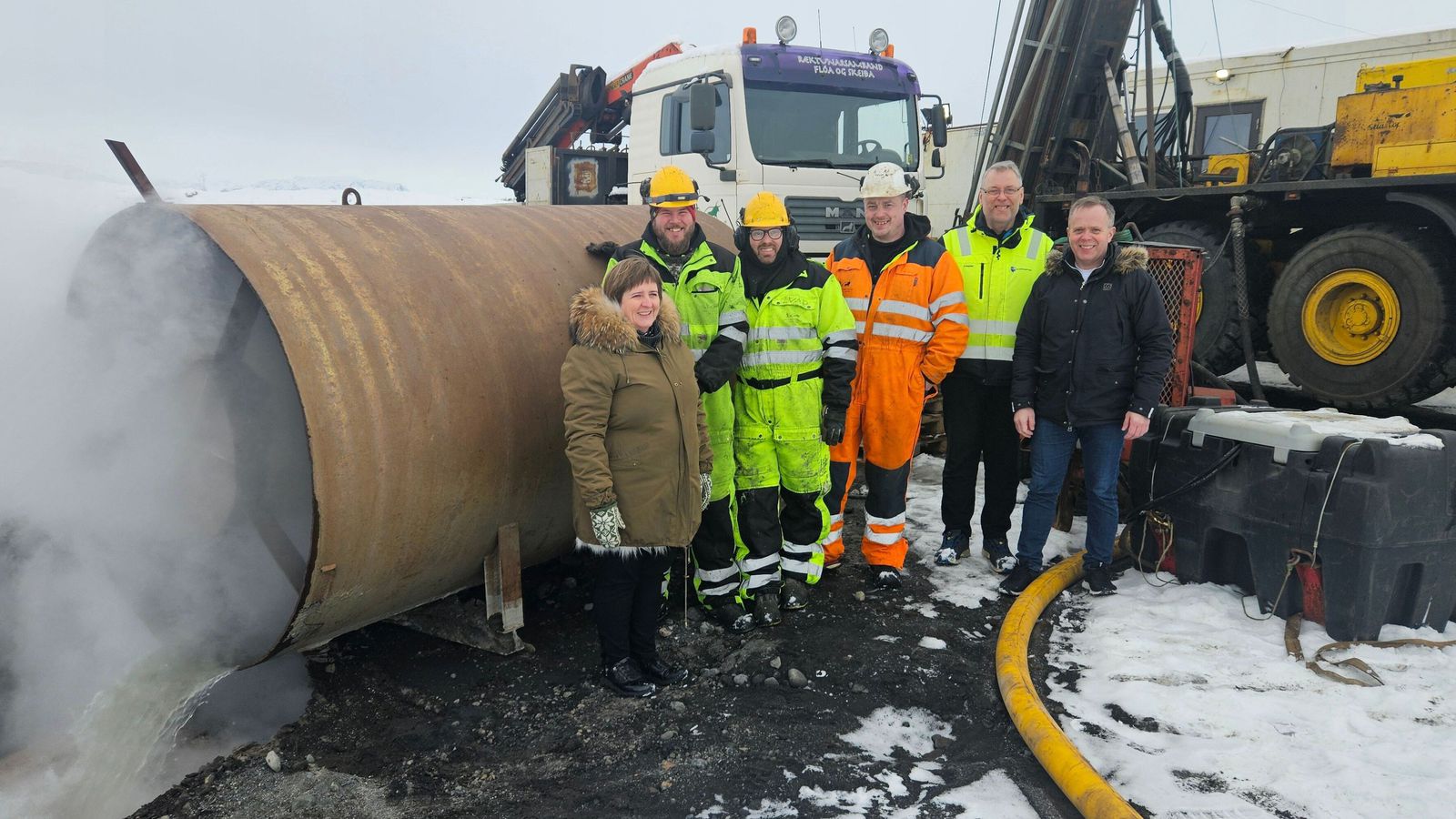 100 gráðu heitt vatn fannst í Reyk­holti í Bláskógabyggð - Vísir