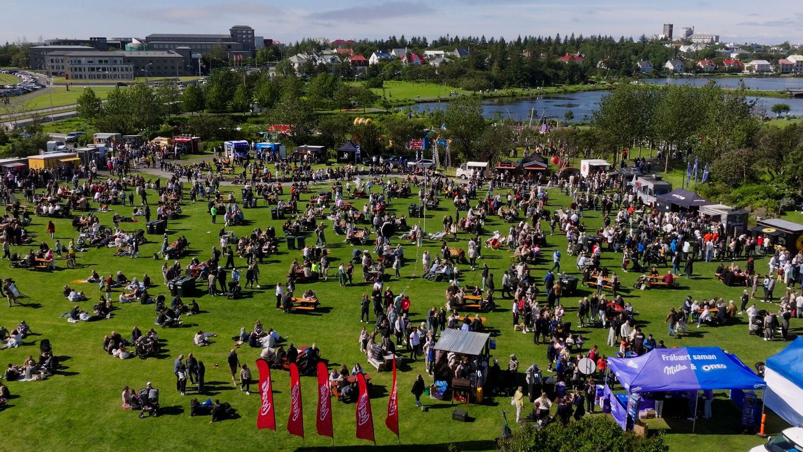 Bylgju­lestin og dá­sam­legur götu­biti í Hljóm­skálagarðinum - Vísir