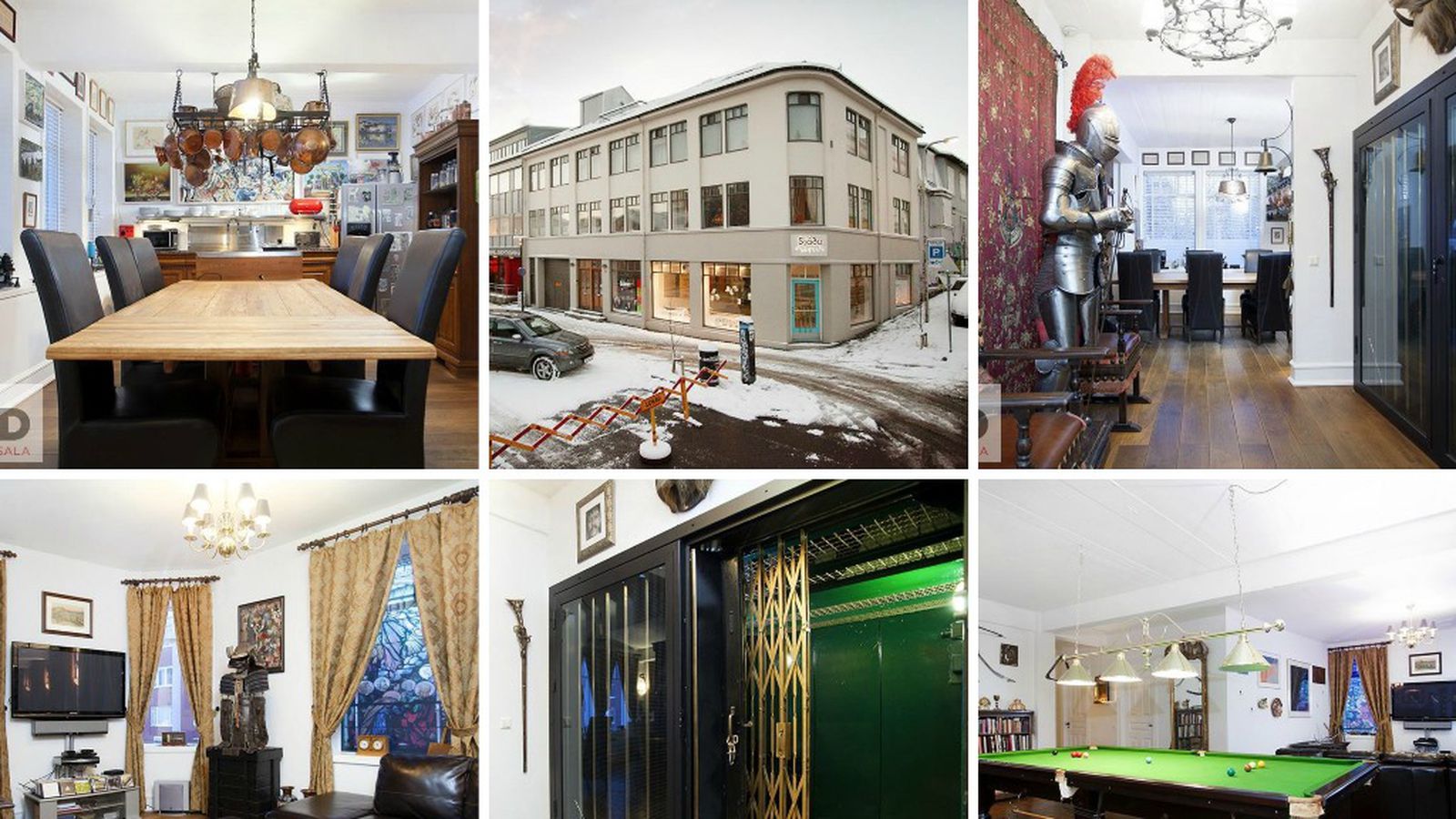 Glæsileg íbúð með vörulyftu beint inn í stofu – Myndir - Vísir