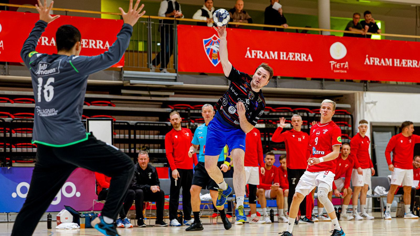 Umfjöllun, viðtöl og myndir: Valur - Hörður 38-28 | Köstuðu ekki inn ...