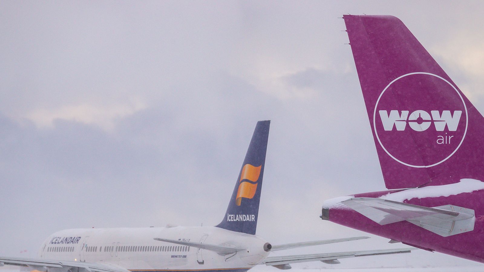 Losun frá flugi stórminnkaði eftir fall flugfélaganna - Vísir