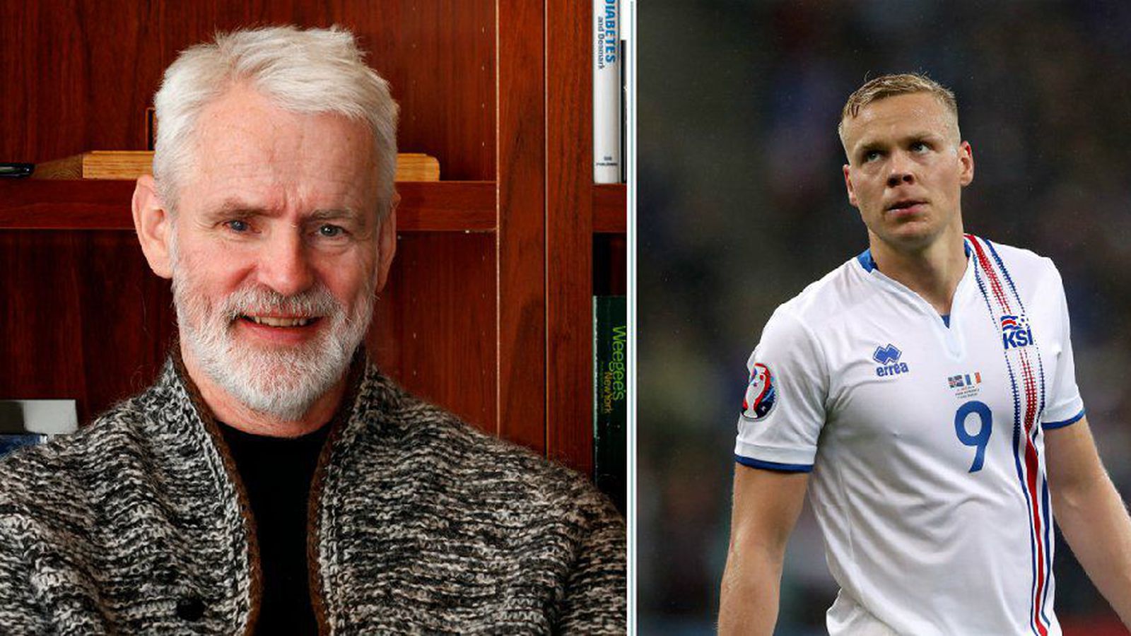 Kári skoraði á Kolbein í upphífingakeppni: „Ef hann heldur áfram næstu ...