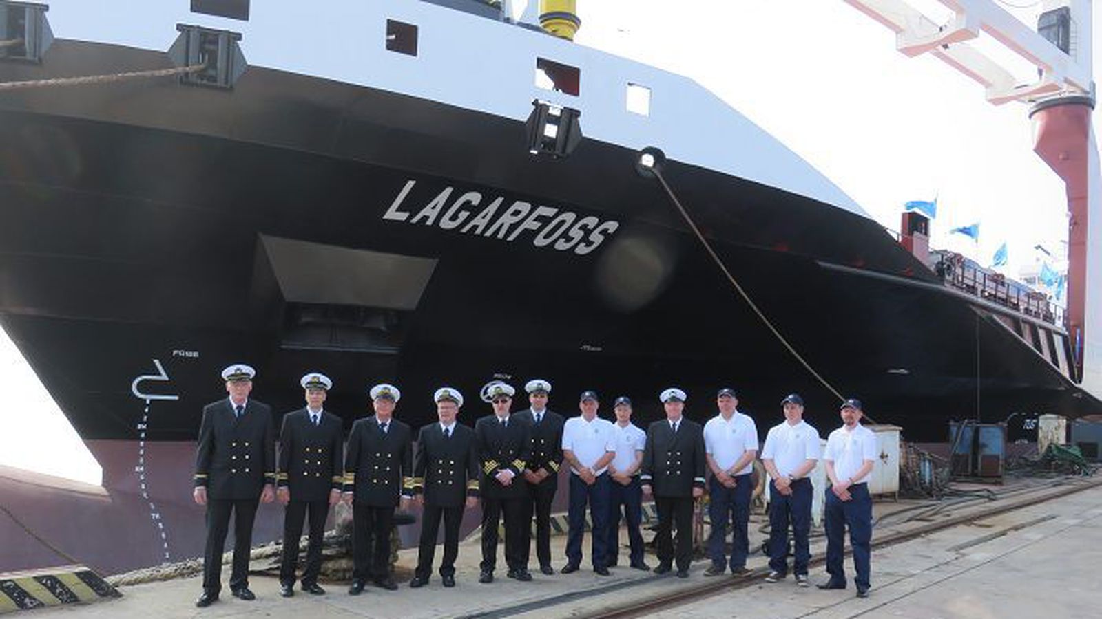 Eimskip tekur við sjöunda Lagarfoss-skipinu - Vísir