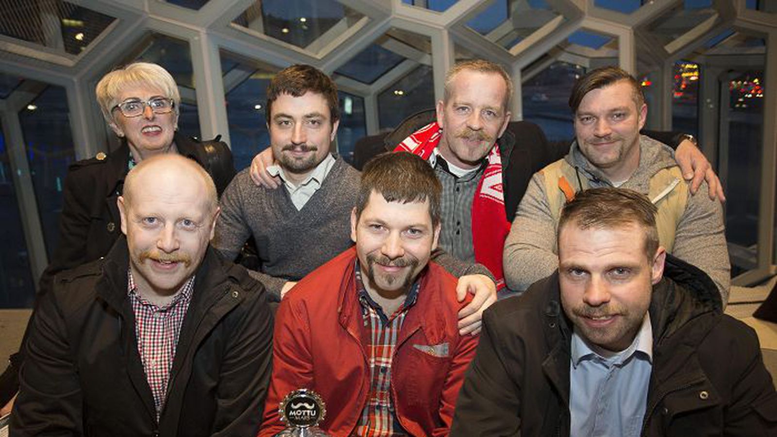 Sigraði í Mottumars með miðasölu á ball - Vísir