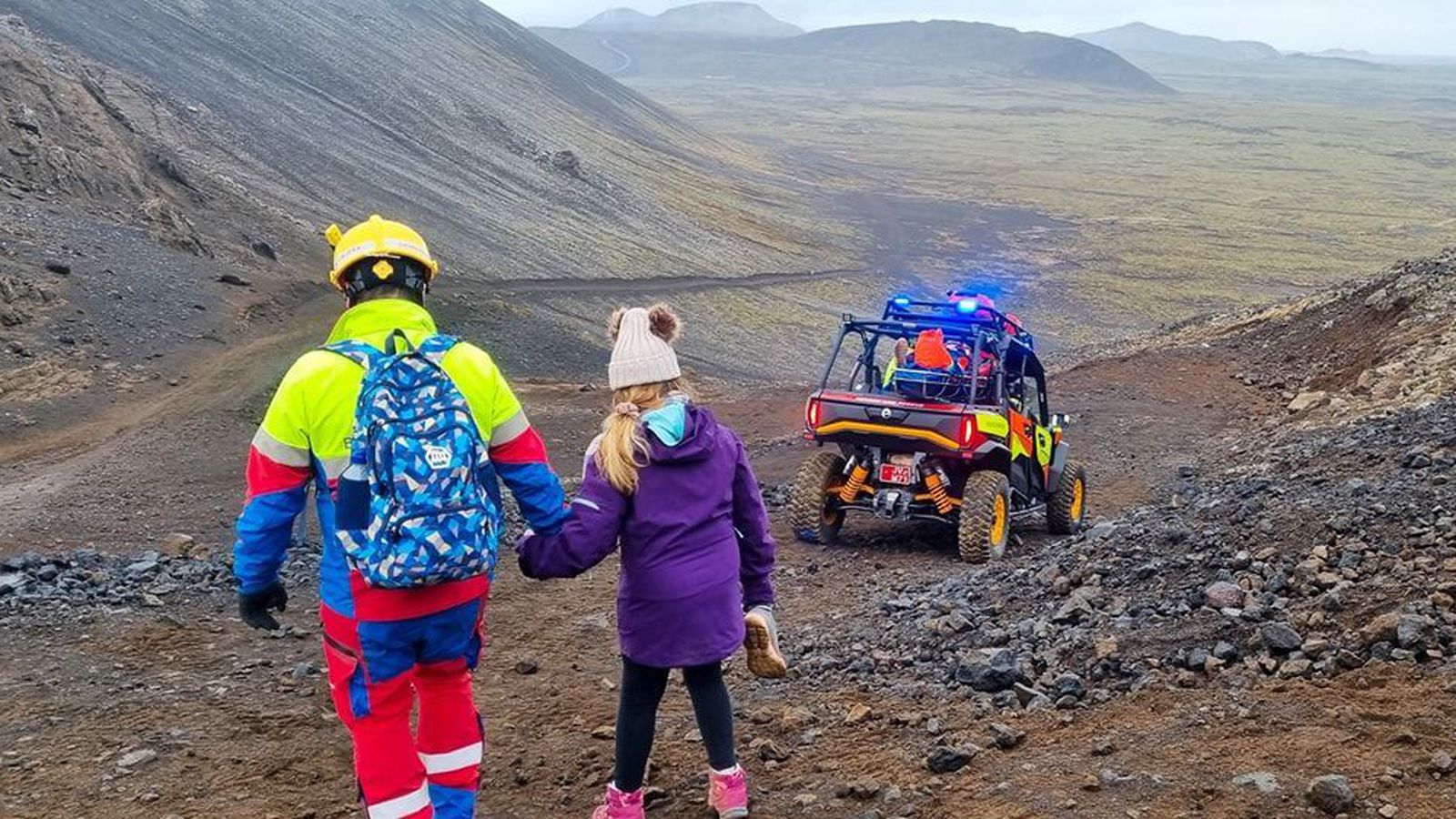 Fót­brotnaði á Fagra­dals­fjalli - Vísir