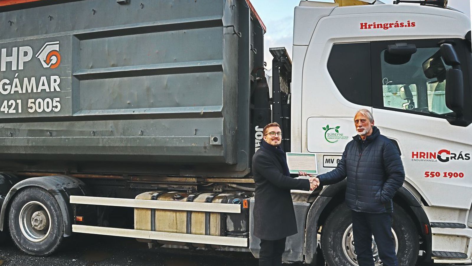 Hringrás & HP Gámar kolefnisbinda starfsemina - Vísir