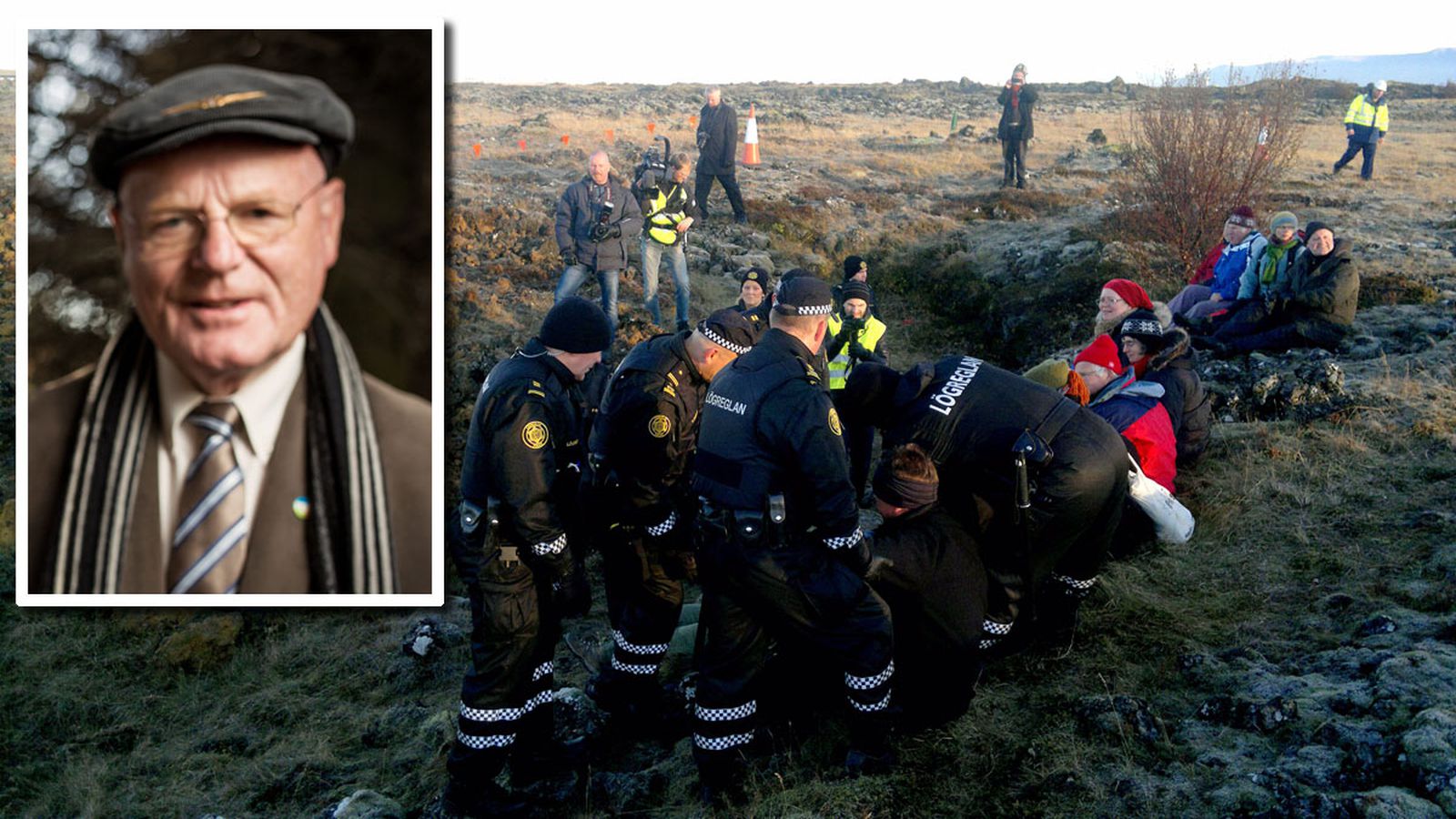 Ómar Ragnarsson handtekinn - Vísir