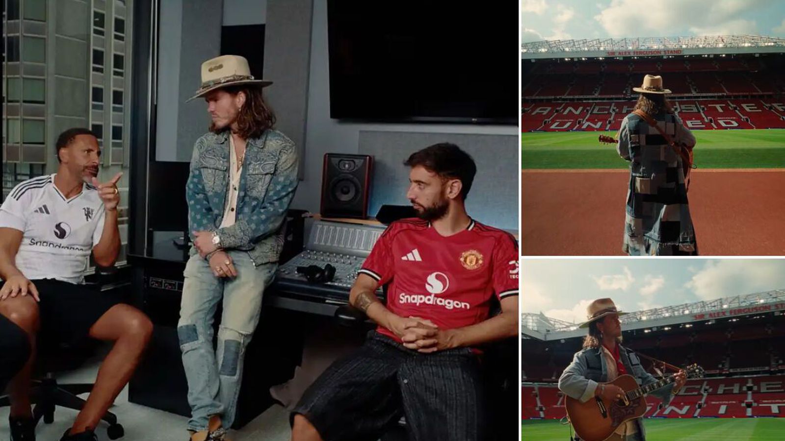 Jökull í Kaleo hitti stjörnur Rauðu djöflanna og spilaði á Old Traf­ford - Vísir