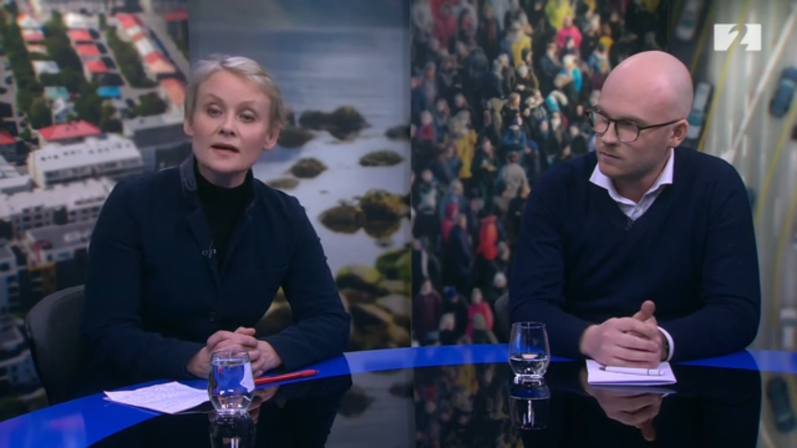 Víglínan - Sólveig Anna Jónsdóttir og Konráð S. Guðjónsson - Sjónvarp ...