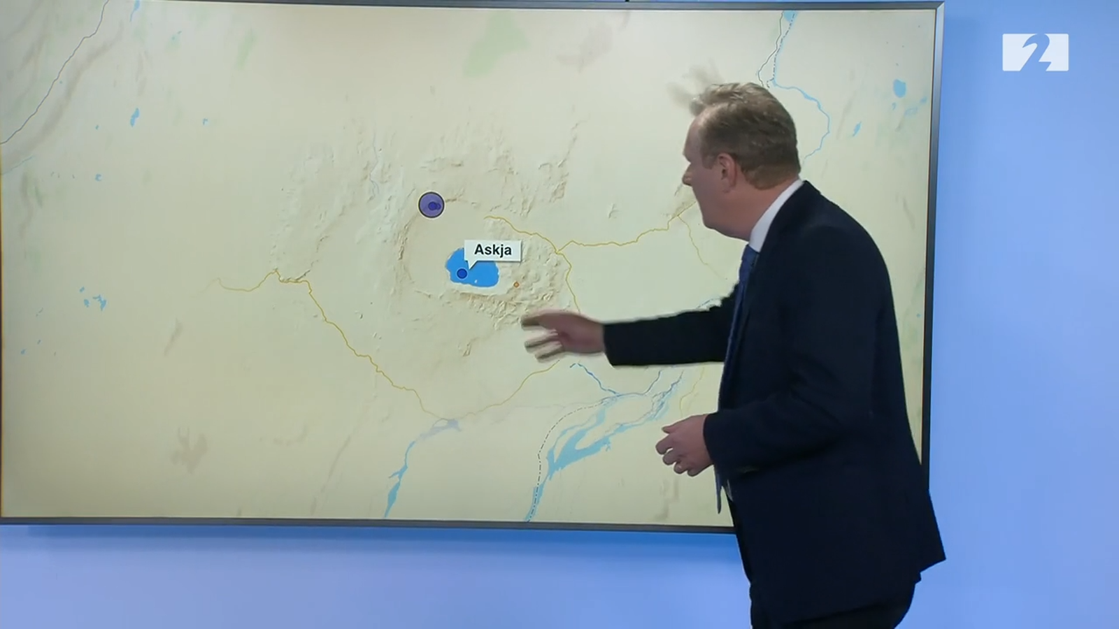 Askja sýnir á ný merki um að hún sé að búa sig undir eldgos - Sjónvarp ...
