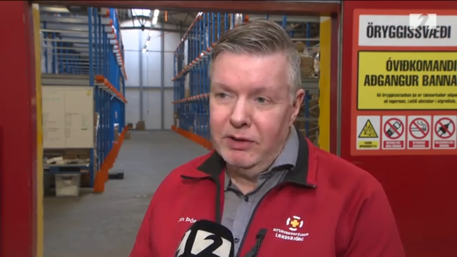 Flugeldar í sérstakri geymslu - Sjónvarp - Vísir