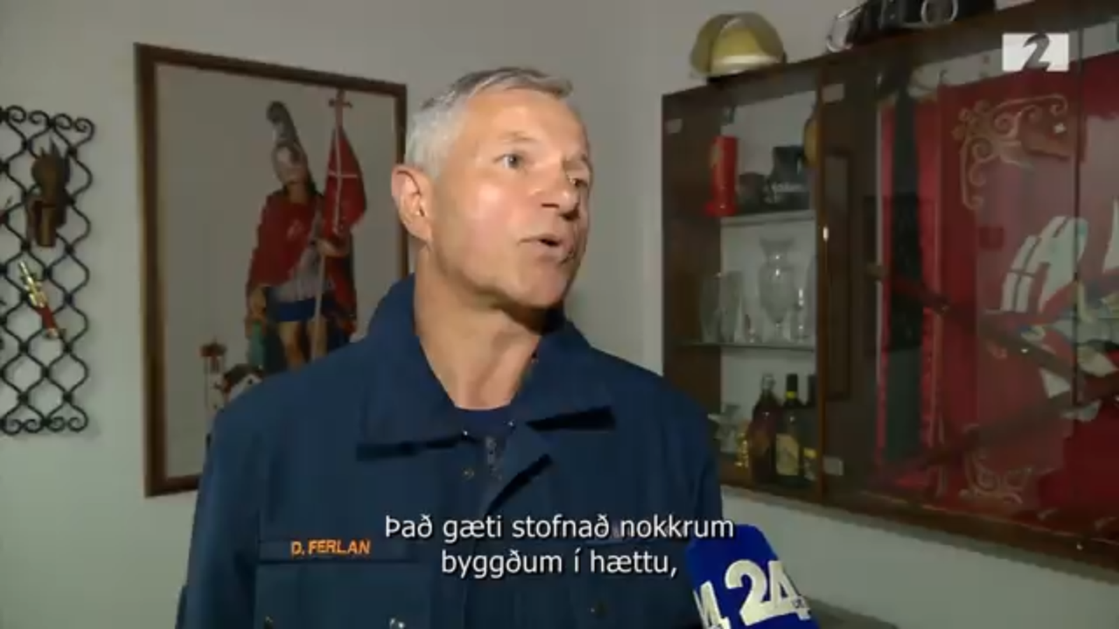 Fórust í miklu óveðri - Sjónvarp - Vísir