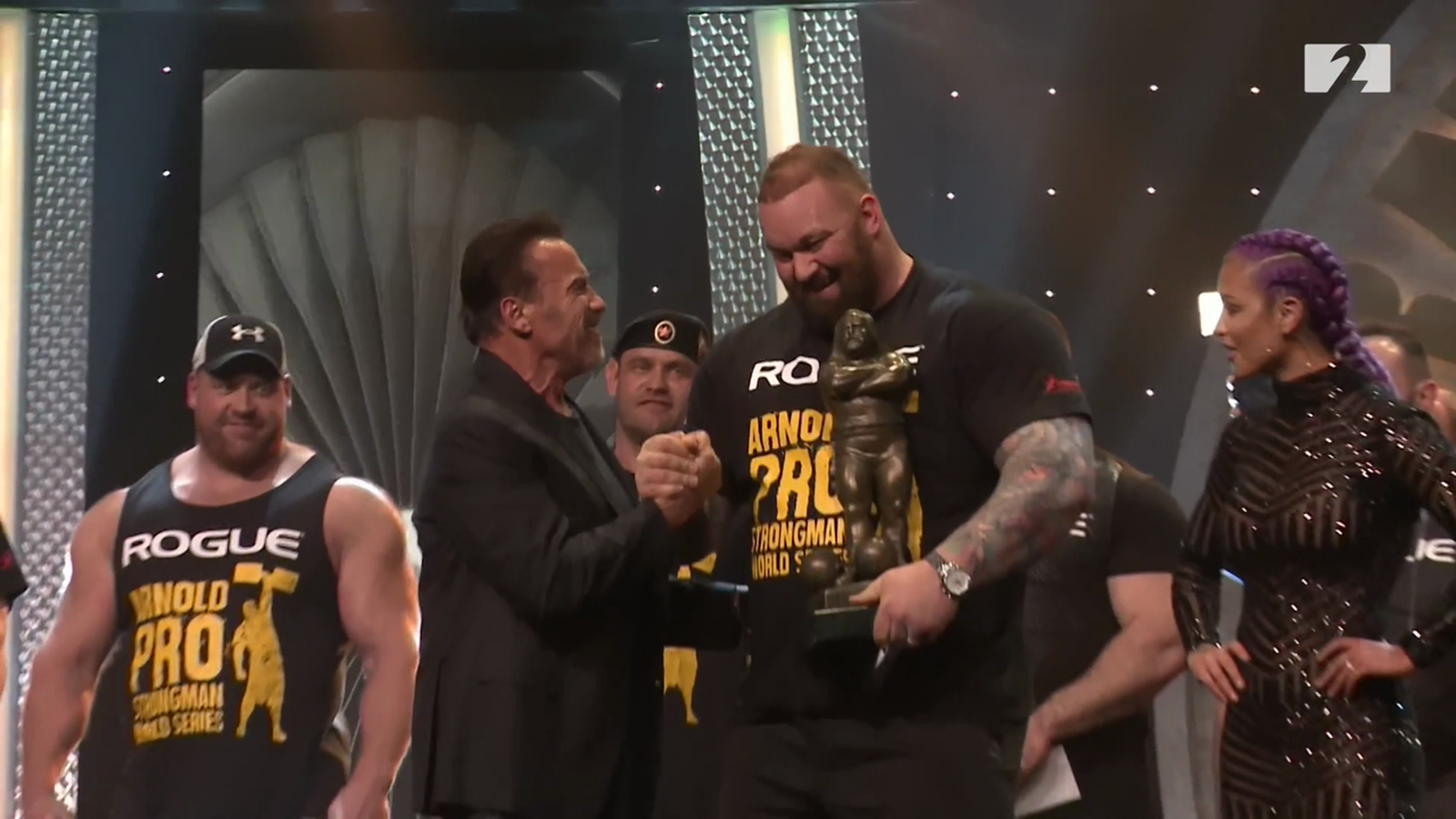 Hafþór Júlíus sigraði Arnold Strongman - Sjónvarp - Vísir